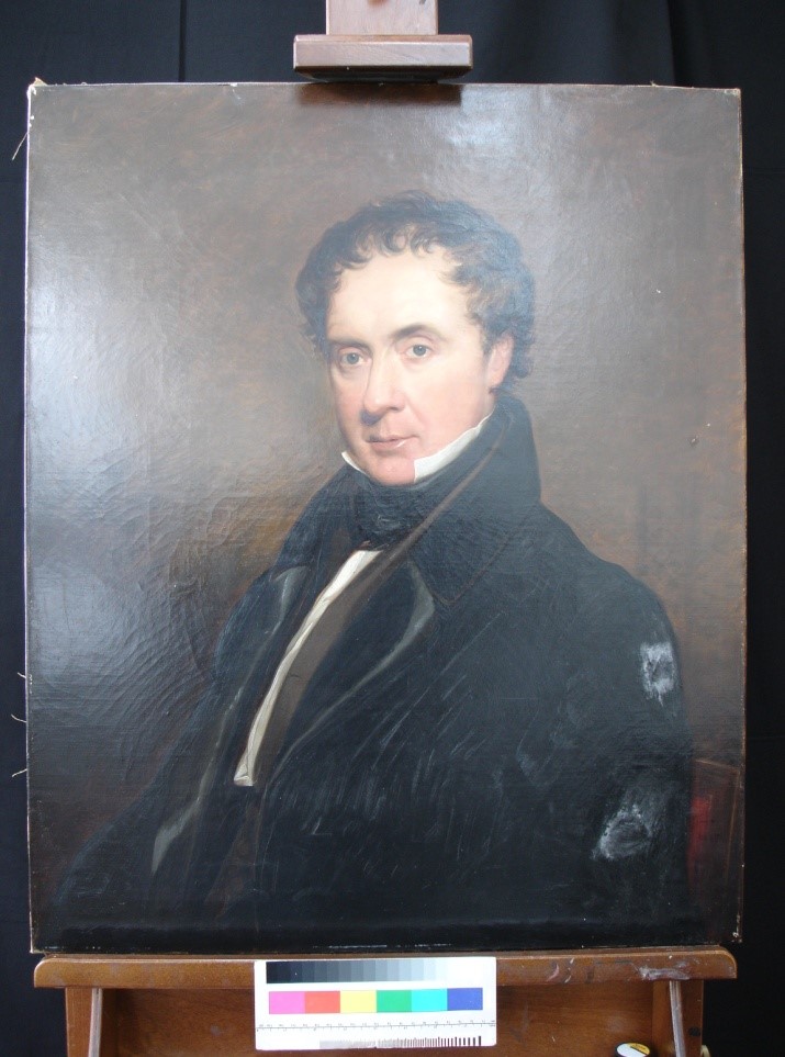The Restoration of Alexander Falconer’s Portrait – The Falconer Museum
